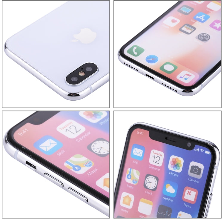 For iPhone X Color Screen Non-Working Fake Dummy Display Model(White)