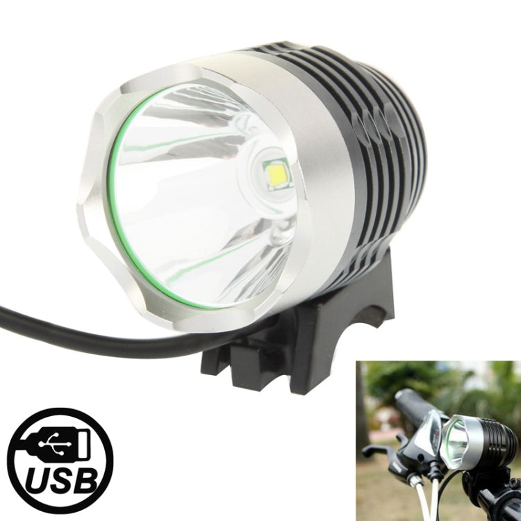 3 Modes USB CREE XML T6 LED Headlamp / Bicycle Light, Luminous Flux: 9