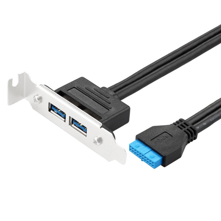 USB3.0 20P Bezel Cable Chassis PCI Bit Expansion USB3.0 Female Full-he