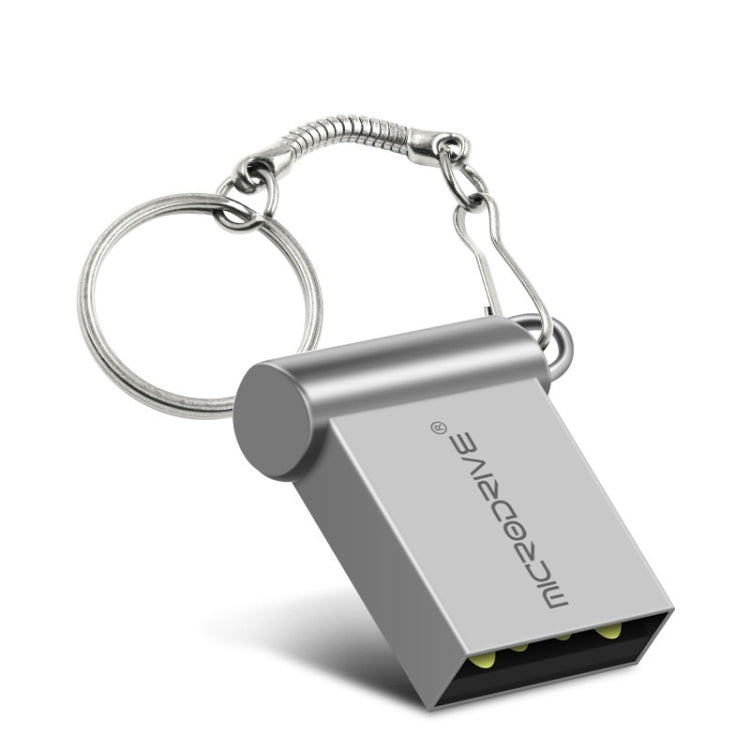 MicroDrive 16GB USB 2.0 Metal Mini USB Flash Drives U Disk (Grey)